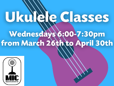 Spring Ukulele 2024 | Register | Town of Wolfville Store